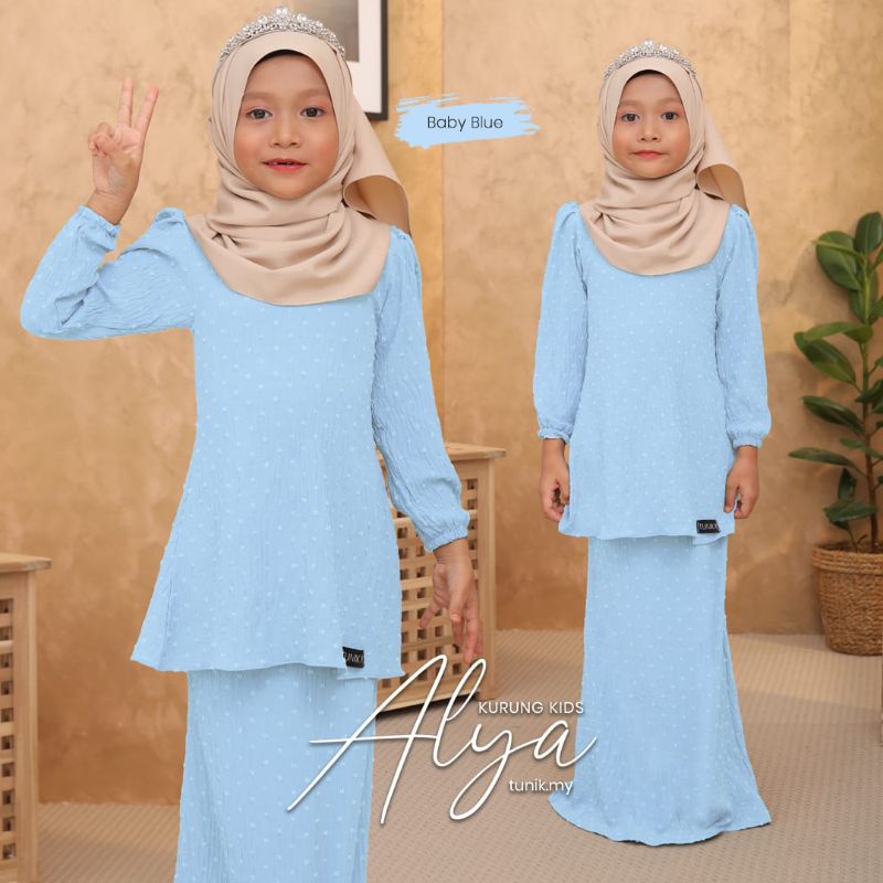BEST SELLING Kurung Alya Kids Baju Kurung MMurah Set Ibu Dan Anak Cantik Baju Raya Sedondon ...