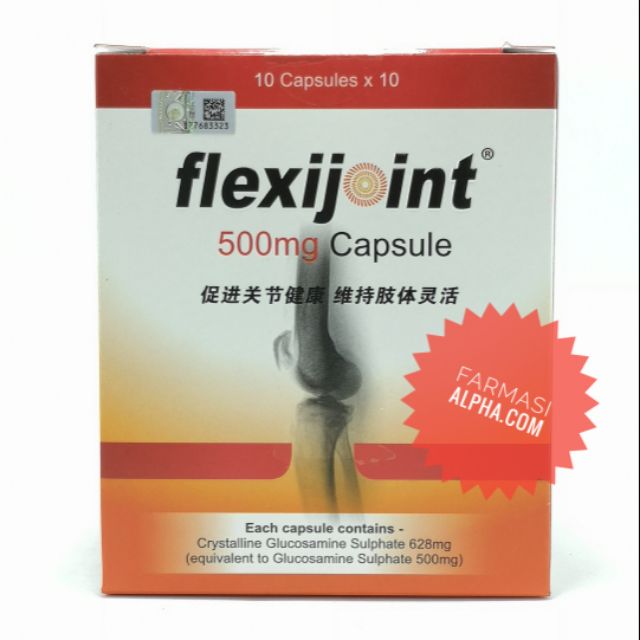 Flexijoint 500mg Capsule 10 x 10's | Shopee Malaysia