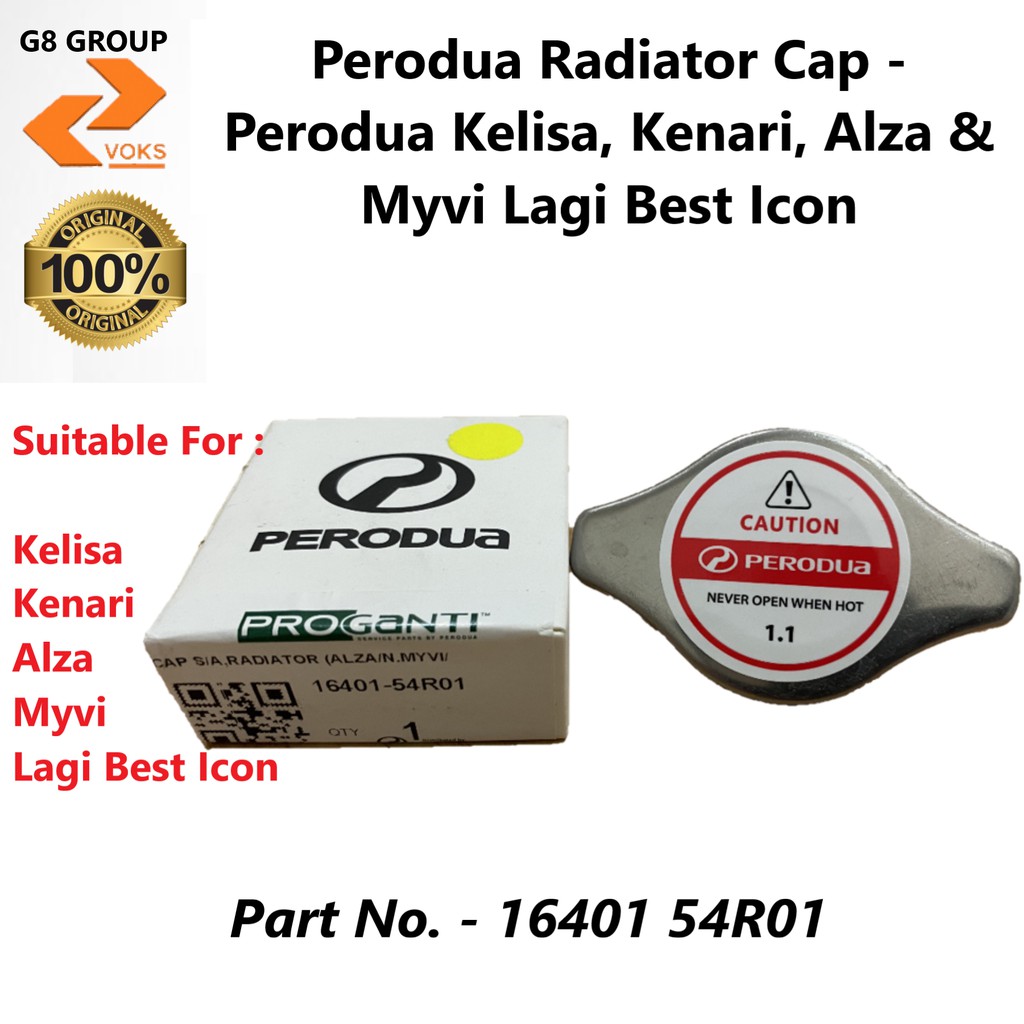 Perodua Radiator Cap - Perodua Kelisa, Kenari, Alza & Myvi Lagi Best ...