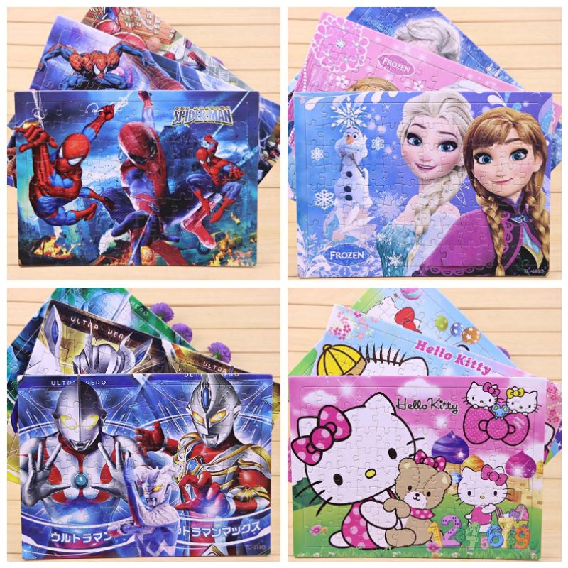 96pcs Large Puzzle 35x25cm Educational Jigsaw Puzzle Educational Toys ...