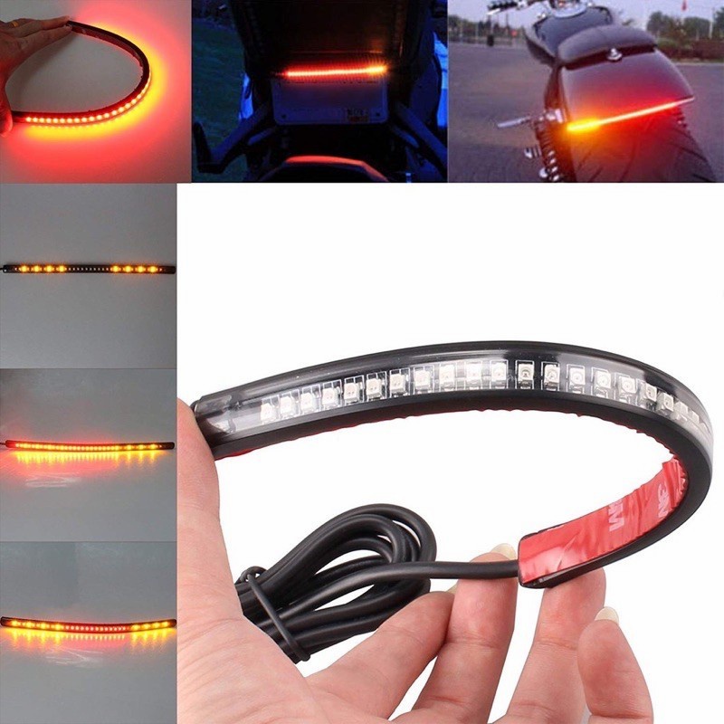 Flexible led Light stoplamp sein sign sen Motorcycle Car box DRL stop ...