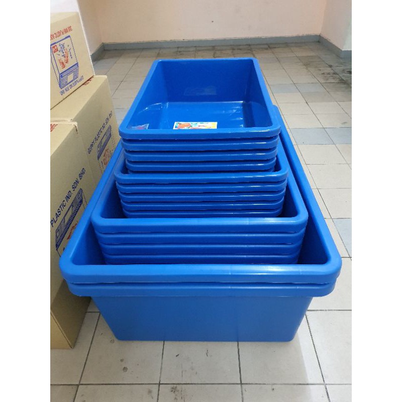 Tangki Biru untuk Ikan / Lobster / Bed Aquaponik / Pelbagai Guna 100 ...