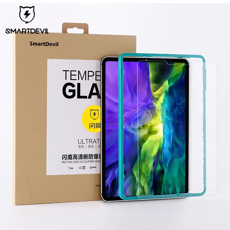 SmartDevil Tempered Glass Film For iPad Pro 2021/2020/2018 (11"/12.9 ...