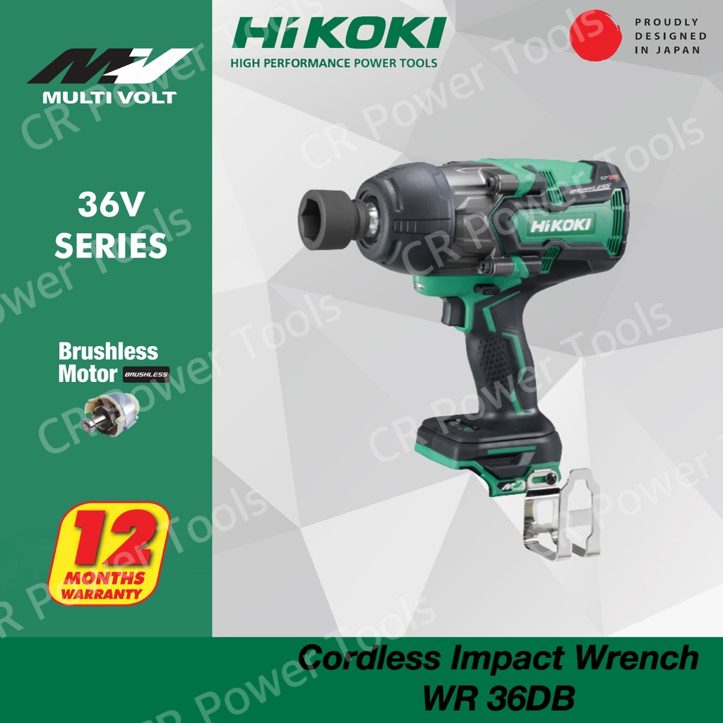 HIKOKI CORDLESS IMPACT WRENCH WR36DB 36V SOLO/SET | Shopee Malaysia