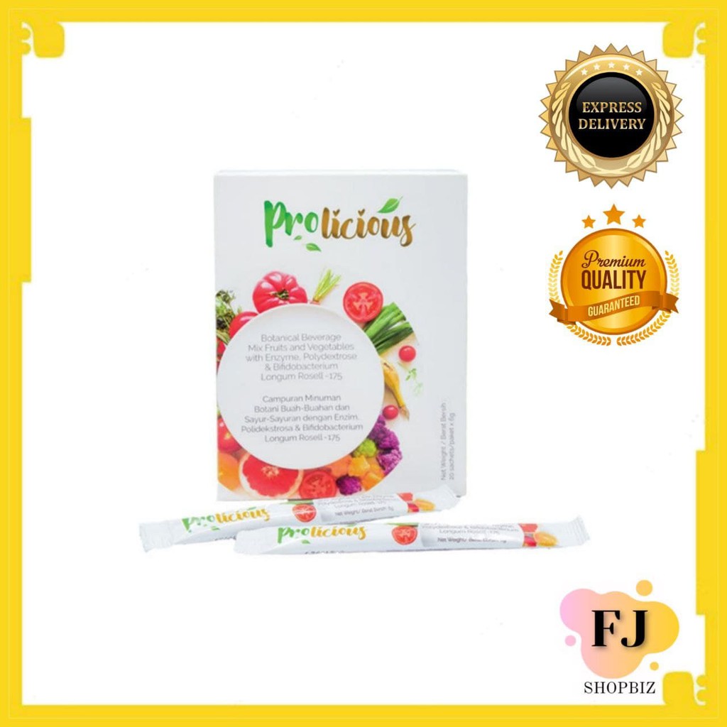 Prolicious Hai O Produk Kurus Minuman Kurus Buah Sayuran Mix Fruits ...
