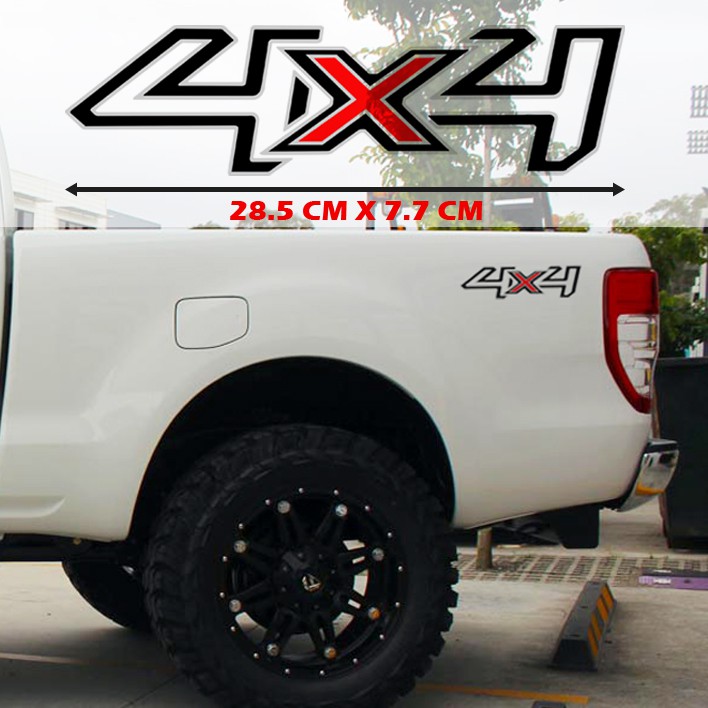 2 PCS SET FORD RANGER 4X4 SIDE STICKER DECAL | Shopee Malaysia