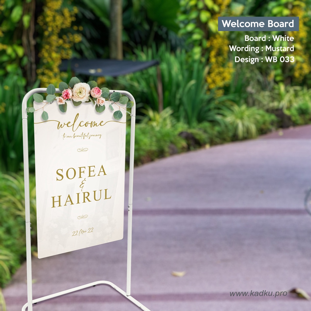 White Welcome Board Custom Acrylic, Wedding Signage, Welcome Board ...