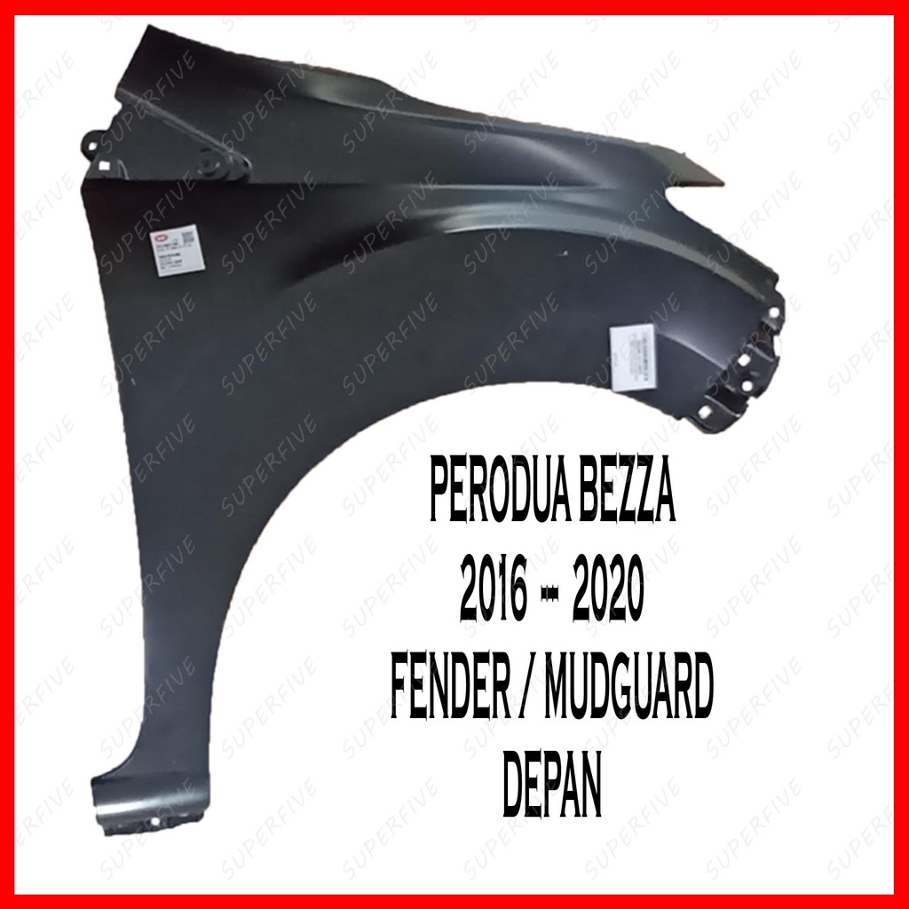 PERODUA BEZZA (2016 - 2020) FRONT FENDER / MUDGUARD / KERETA FENDER ...