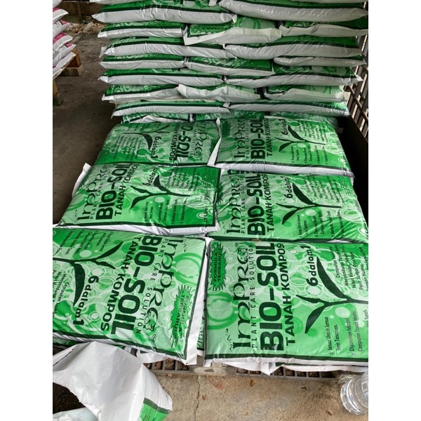 BIO SOIL 28L -12kg terus tanam tak perlu baja 6 bulan | Shopee Malaysia
