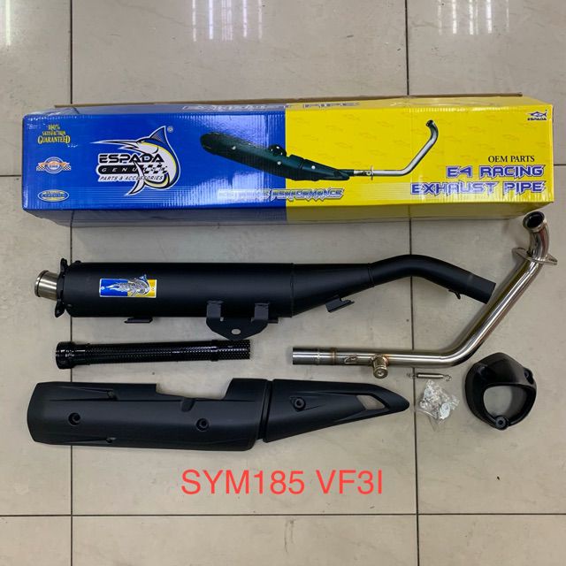 SYM VF3I VF3 185 ESPADA E4 III standard cutting exhaust ekzos pipe 32mm ...