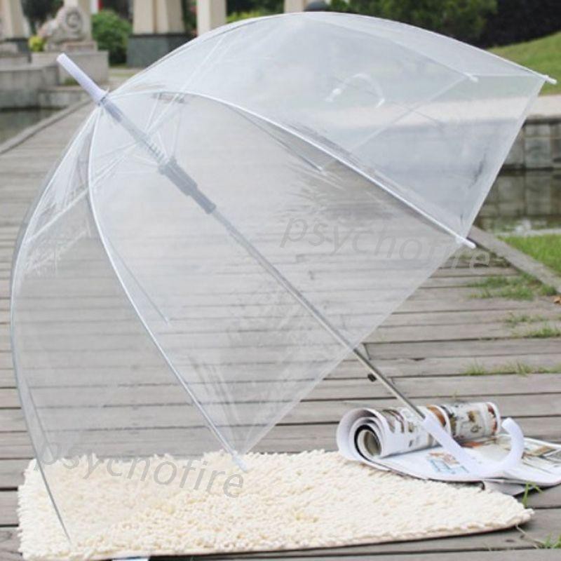 PCF* Transparent Clear Bubble Dome Shape Umbrella Outdoor | Shopee Malaysia