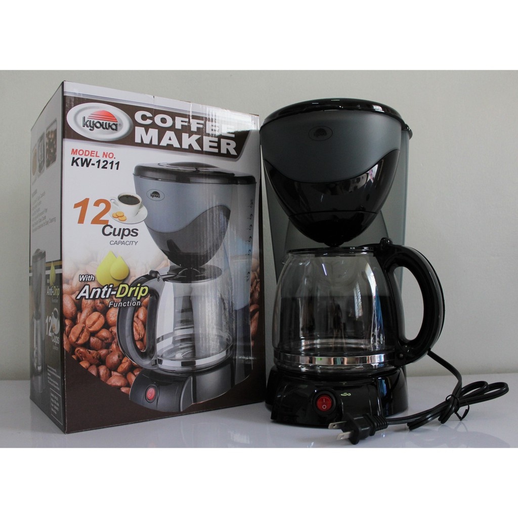 Kyowa Coffee Maker Coffee Machine 12 Cups with Aroma and Anti-Drip ...