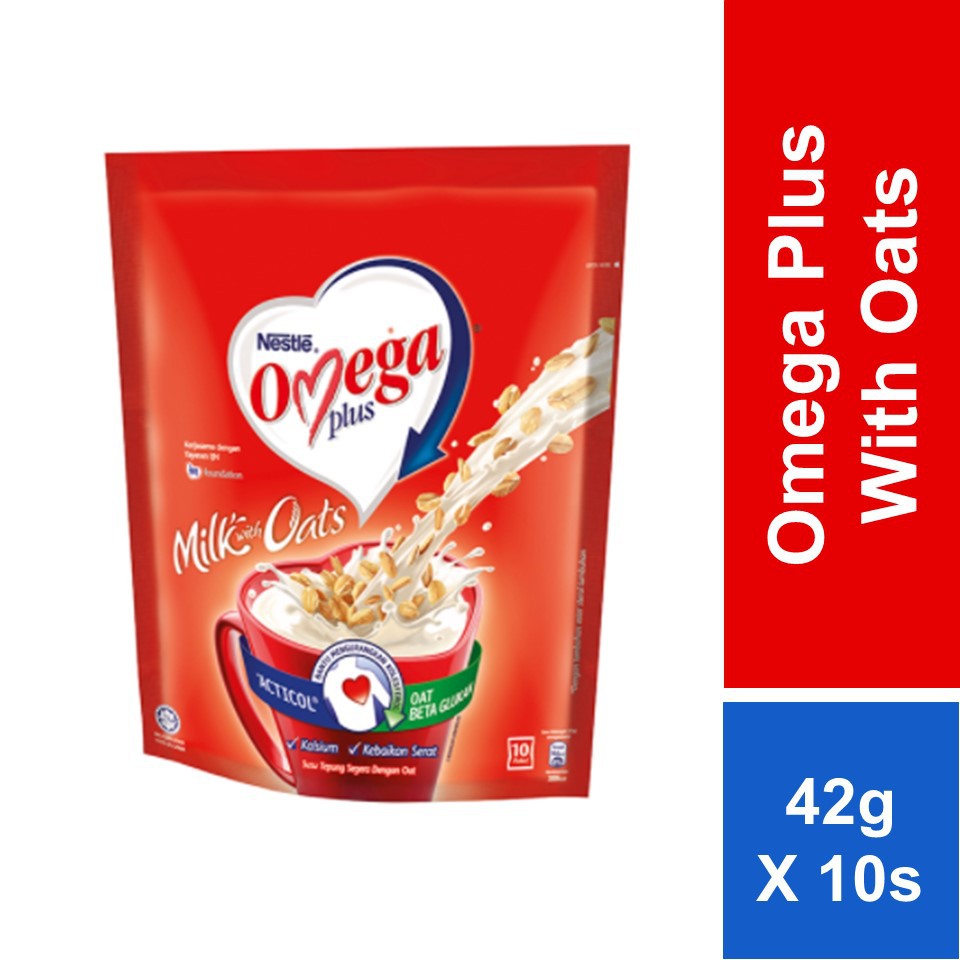 Nestle Omega Plus with Oats 42g x 10s | Shopee Malaysia