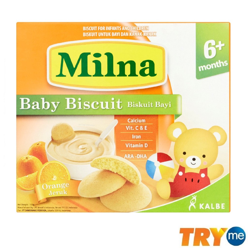 Milna Baby Rusk Orange - 130g | Shopee Malaysia