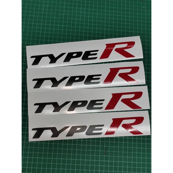Car Decoration Stickers Type R Product Sold In Pairs | Shopee Malaysia
