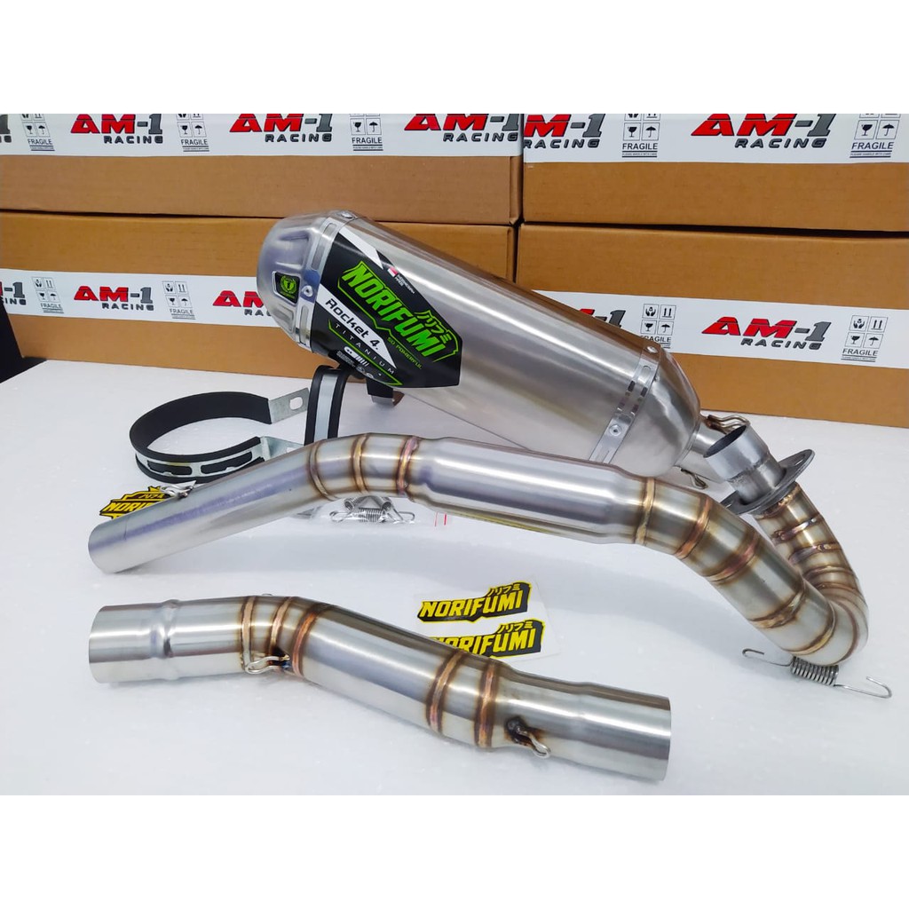 Norifumi Rocket Racing Exhaust 4 Rocket 4 Titan Ksr 110 Ksr Pro Ksr ...