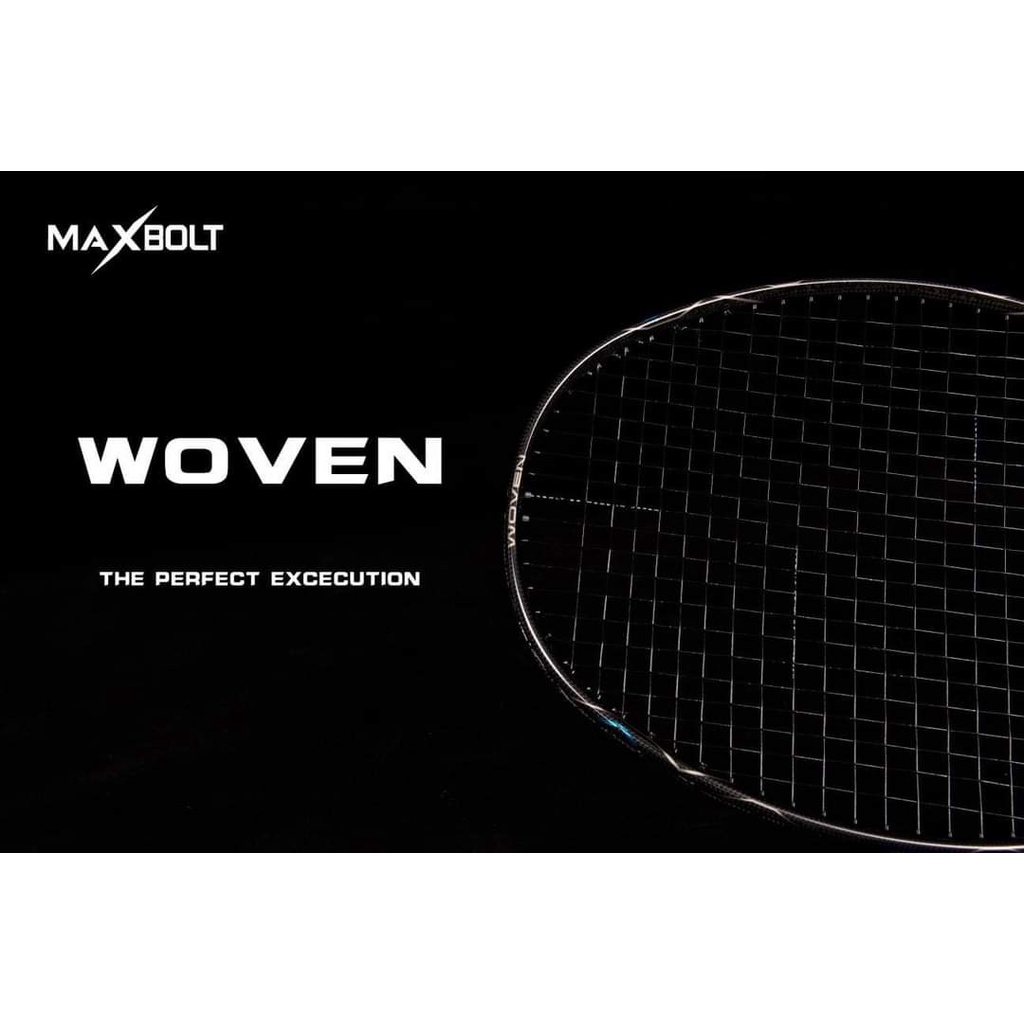 MAXBOLT BLACK WOVEN BADMINTON RACKET (100% ORIGINAL ‼️) | Shopee Malaysia