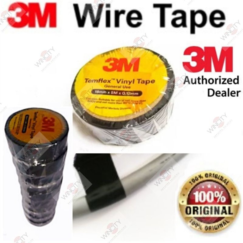 WSS 3M Wire Tape PVC Tape Electrical Use 3M Temflex Vinyl PVC ...
