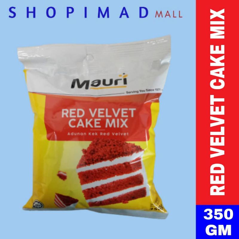 [350GM] RED VELVET CAKE MIX | TEPUNG CAMPURAN KEK RED VELVET | Shopee ...