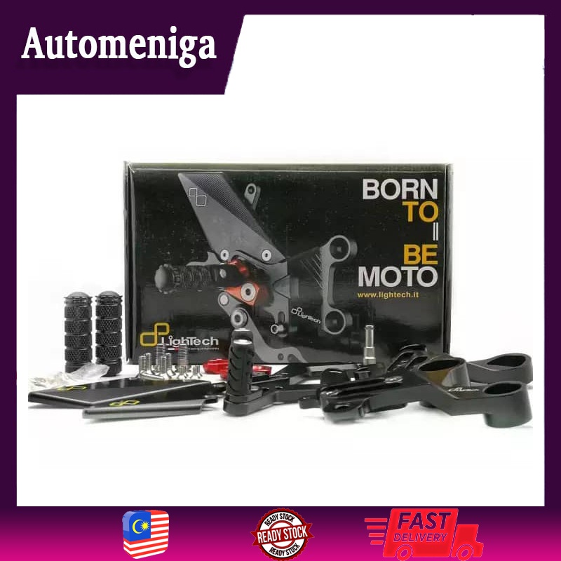 LighTech Footrest For Yamaha YZF-R6 Adjustable Rearset Motorcycle Spare ...