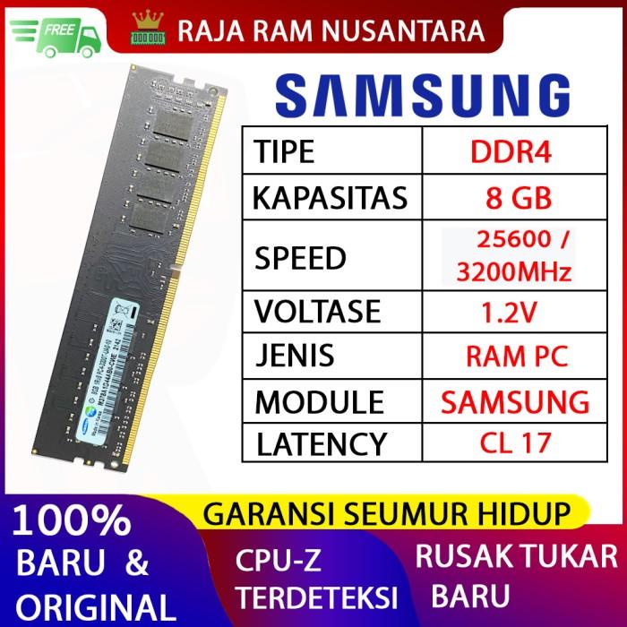 Ram Ram Pc Samsung Ddr4 8Gb 236 / 3200 Mhz Ori Ram Nb Ddr4 8Gb 3200 Mhz ...