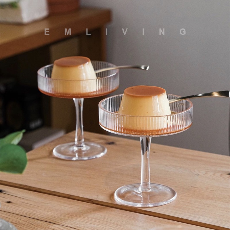 EM Living Celia Glass - Dessert/Cocktail/Ice Cream Glass Cup Coffee Cup ...