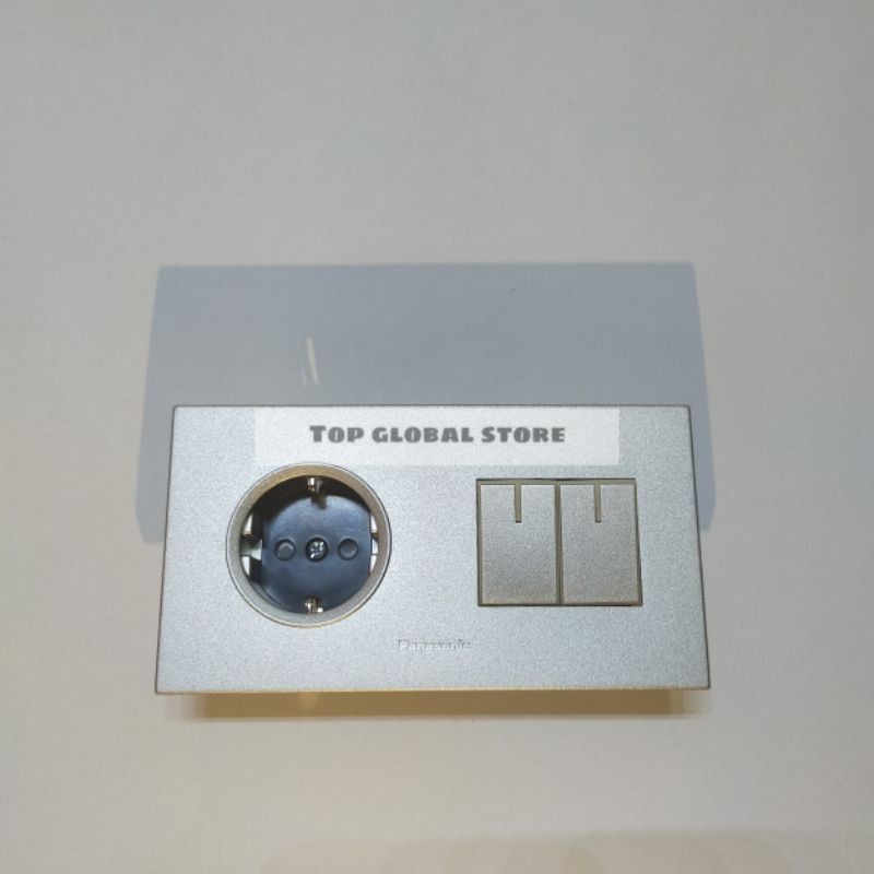 Socket + Silver Series Switch WESJP11212 + WESJ5931 Panasonic | Shopee ...