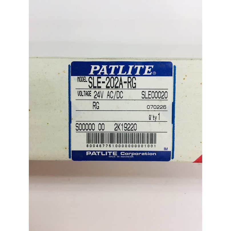 PATLITE LED SIGNAL TOWER LIGHT SLE-202A R/G | Shopee Malaysia