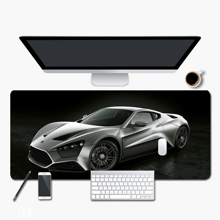 90x40cm Famous Car Tycoon Mouse Pad Aston Martin Lamborghini Ferrari ...