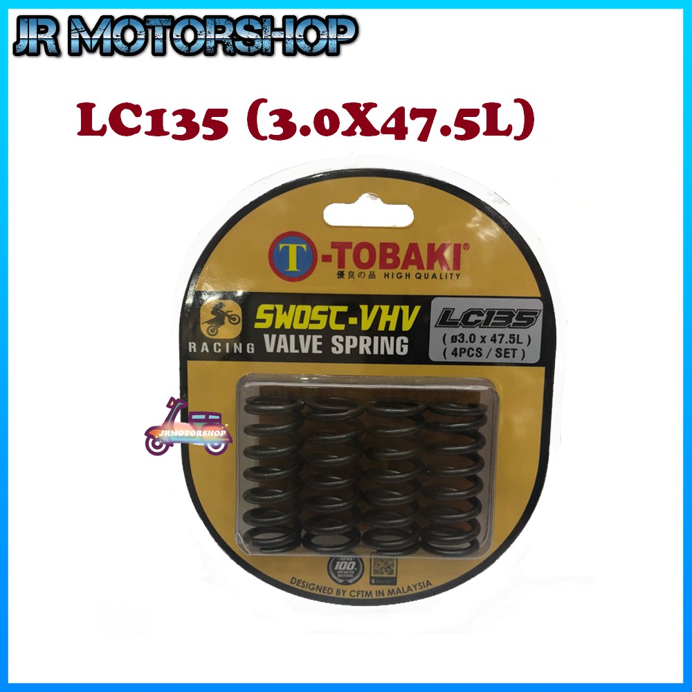 TOBAKI VALVE SPRING RACING Y15ZR Y15/LC135/RFS150I/NMAX/VF3I/SRL110 ...