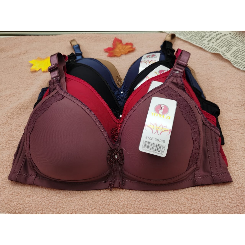 32-38 NON-WIRED SIMPLE FULL CUP BRA {136} / BAJU DALAM WANITA 32-38 ...