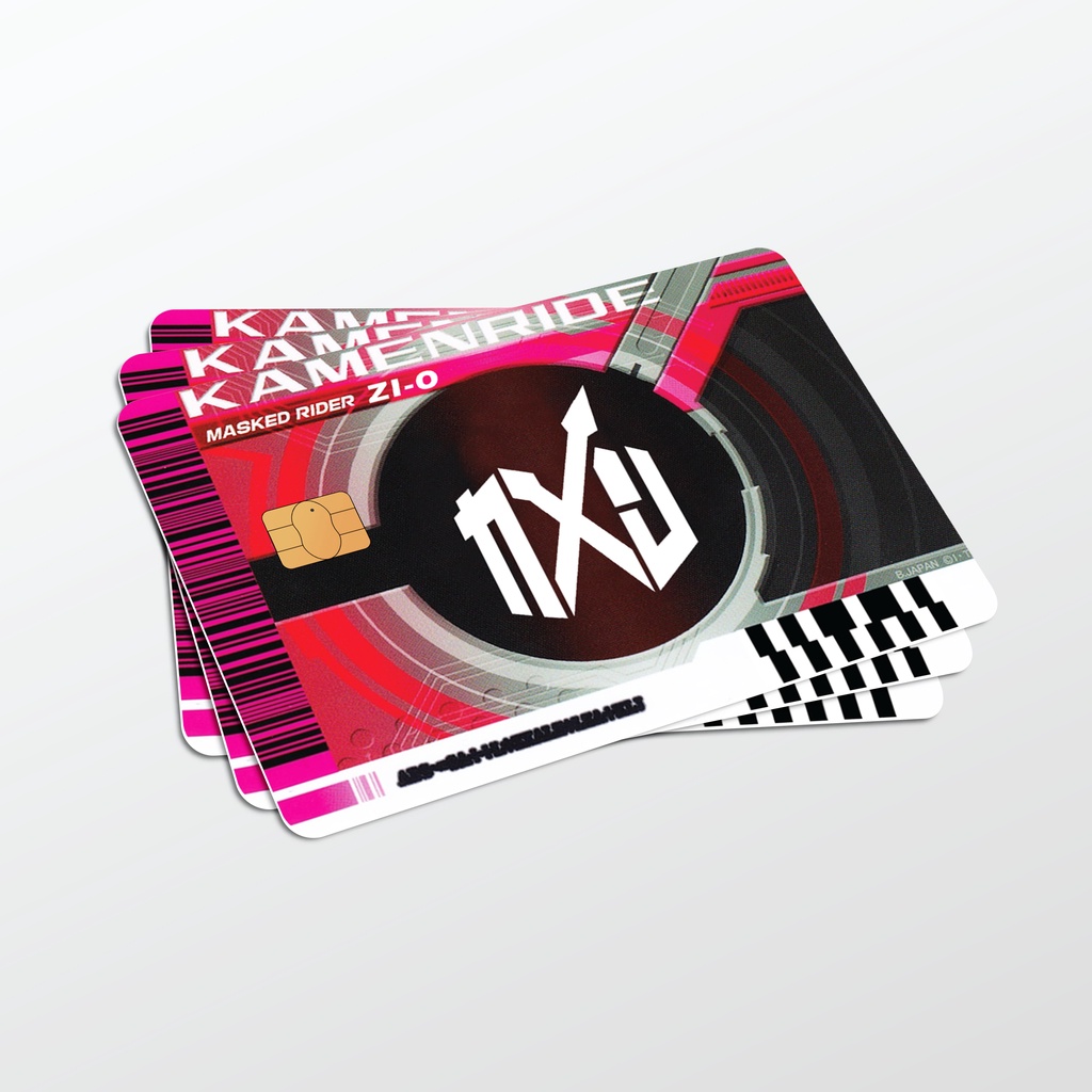 Sticker Anime Kamen Rider Masked Rider Decade Kiva OOO Stiker Card ...