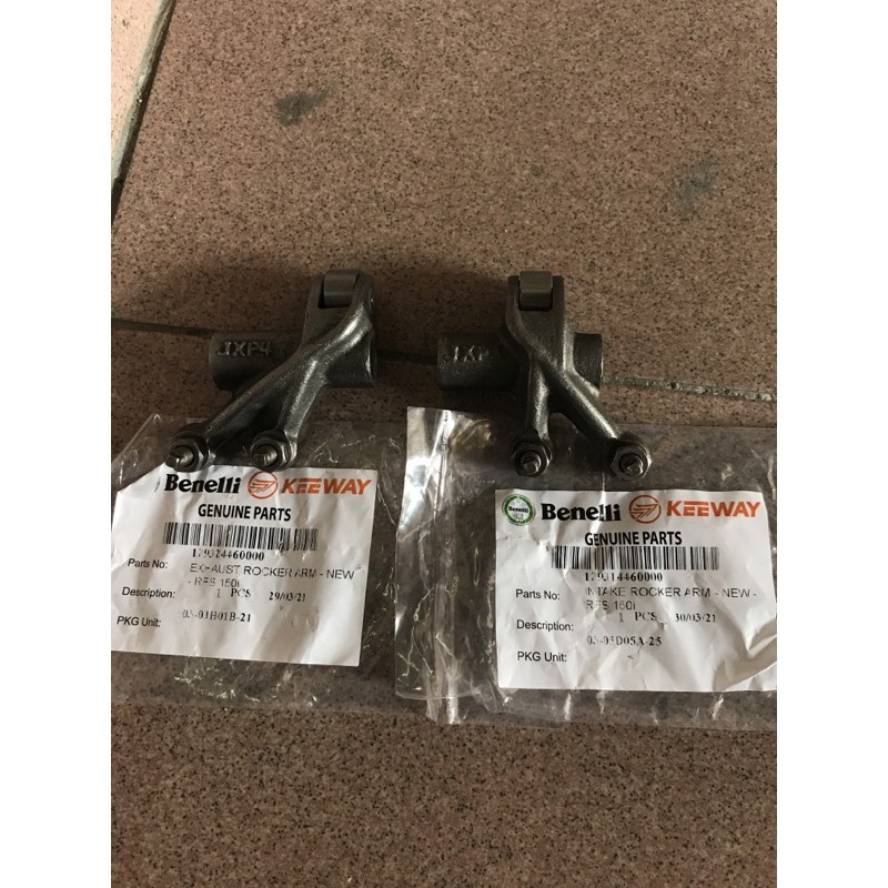 BENELLI RFS150 ROCKER ARM IN+EX SET 100% ORIGINAL | Shopee Malaysia