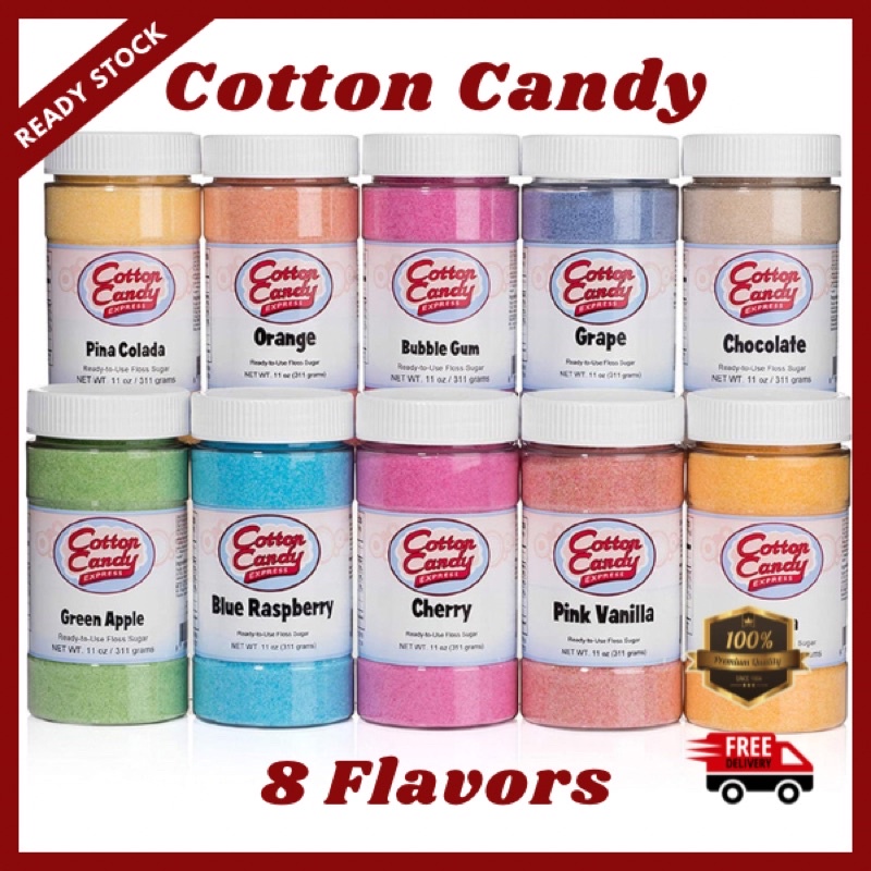【PROMO】1KG Cotton Candy Sugar Gula Kapas Halus 🍭 Candy Floss Sugar ...