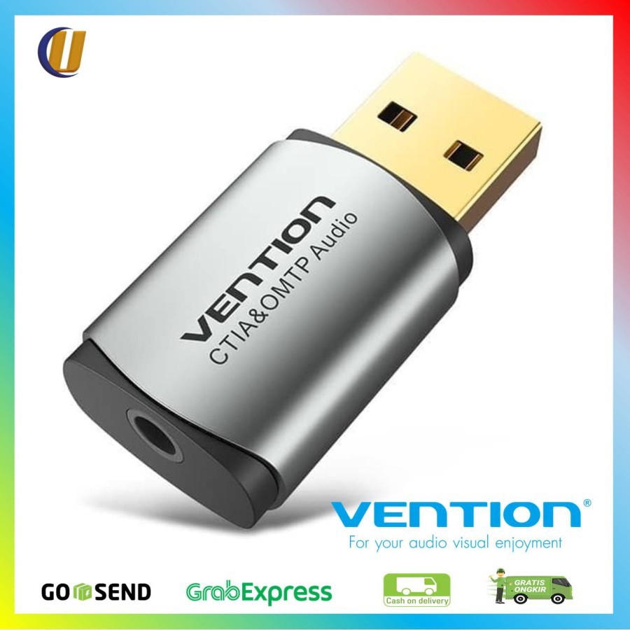 Vention USB Sound Card External Adapter Windows Mac Linux [CTIA-OMTP ...