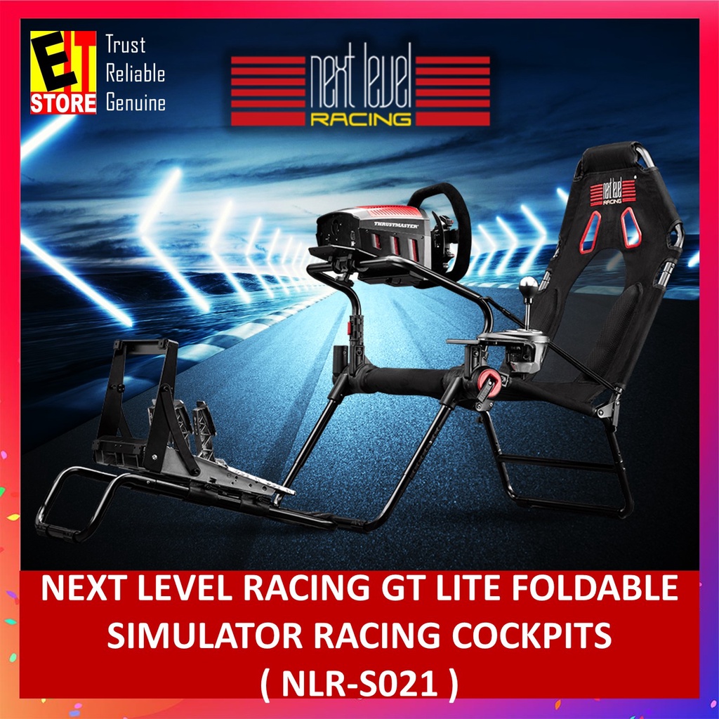 NEXT LEVEL RACING GT LITE FOLDABLE SIMULATOR RACING COCKPITS ( NLR-S021 ...