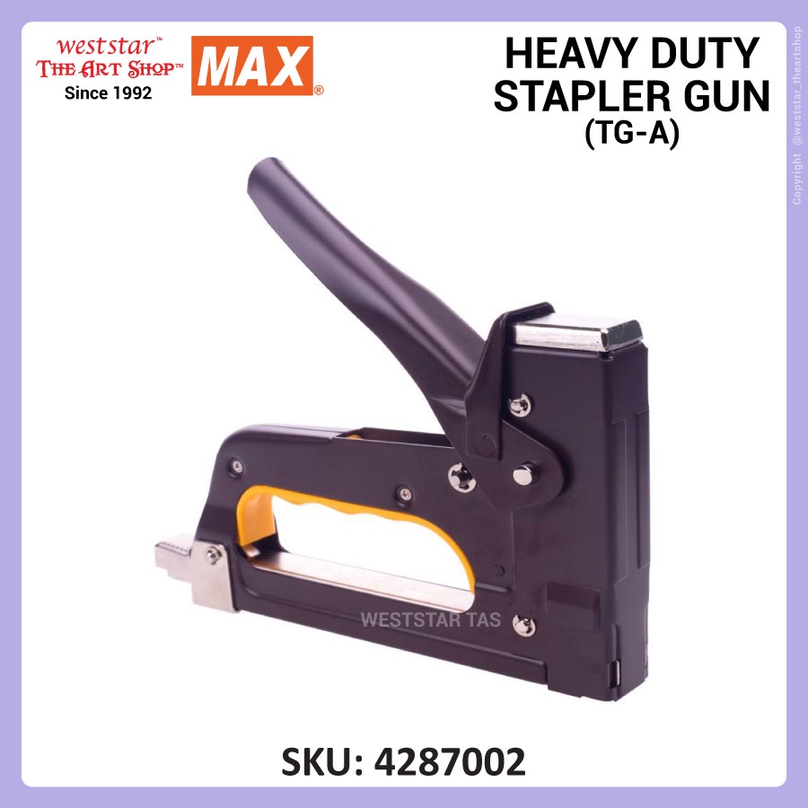 [Weststar TAS] Max Stapler Gun, Heavy Duty Gun Tacker (TG-A) - BROWN ...