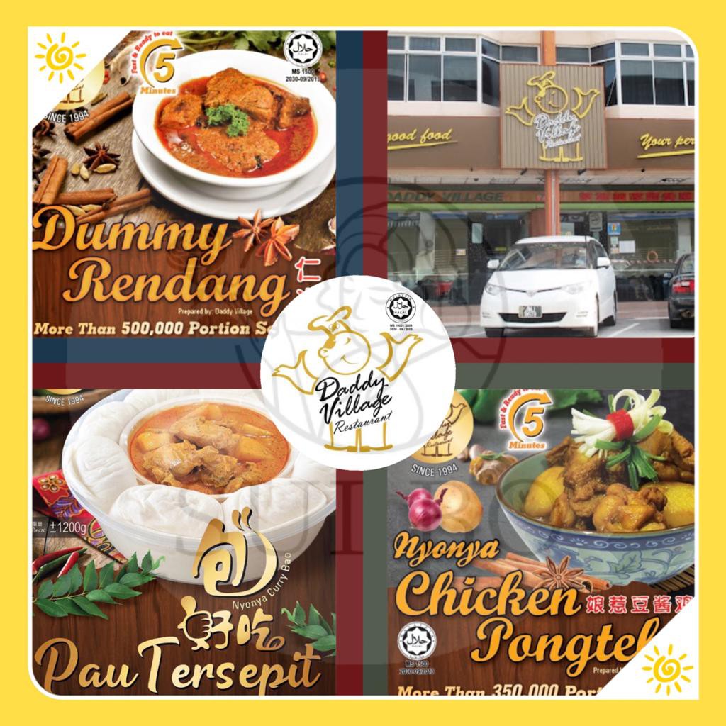 🔥Batu Pahat🔥Daddy Village- Rendang Chicken, Beef, Lamb & Nyonya Chicken ...
