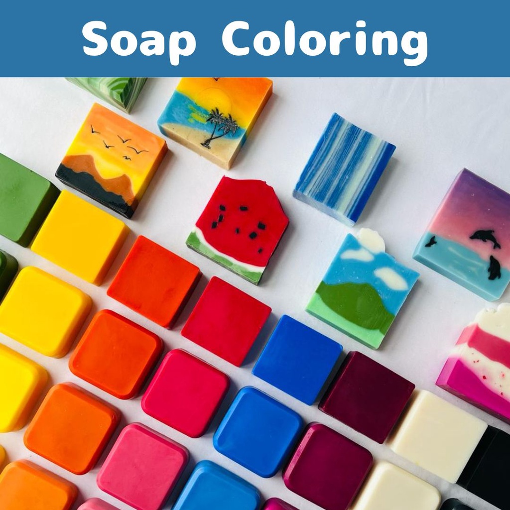 Soap Coloring Soap Colorant Pewarna Sabun Handmade Soap Colour 50g ...