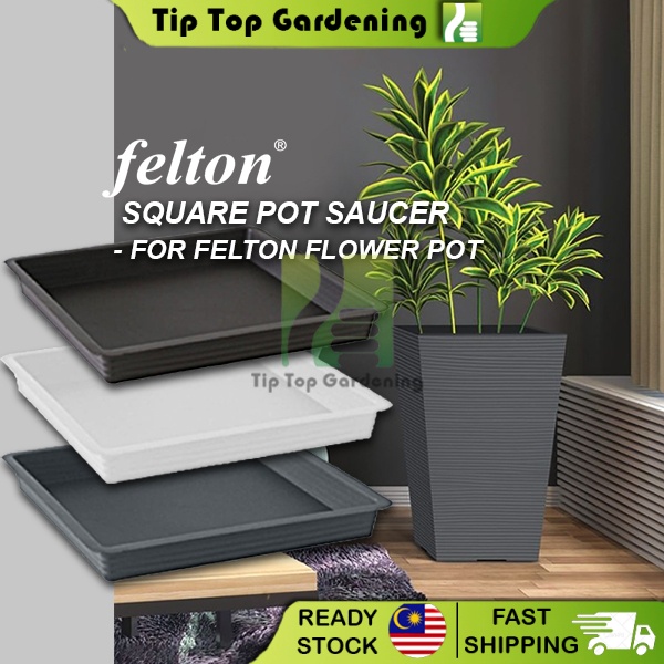 Felton Square Saucer 2504, 2505, 2506, 2507, 2508 Flower Plant Deco ...
