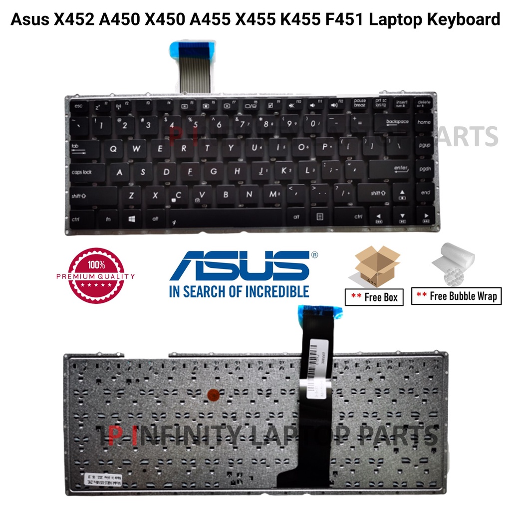 Asus X452 A450 A450L A450V X450 X450V X450L X401 X401U X452C X452CP ...