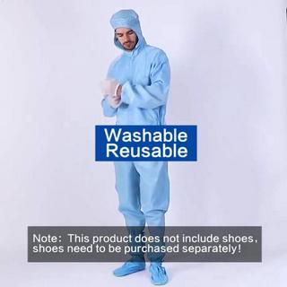 Clean room Overall Jumpsuit Coverall ESD PPE Suit Washable Reusable ...