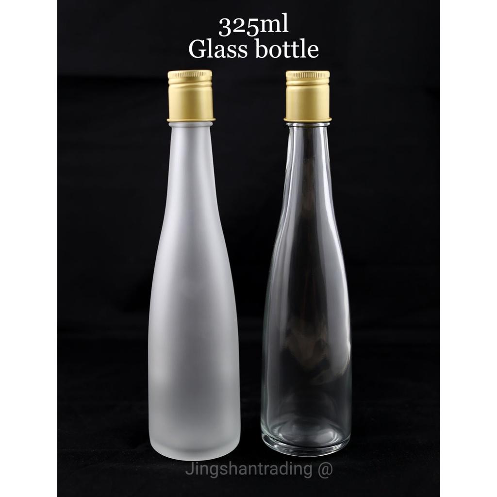 [24pcs] 325ml Glass bottle/botol kaca/botol kaca madu/honey bottle with ...