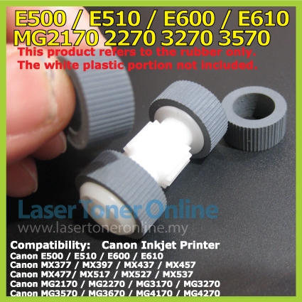 Pickup Roller For E500 E510 E600 E610 MG2170 MG3170 MG3570 MG3670 MX377 MX397 MX437 MX457 MX477 ...