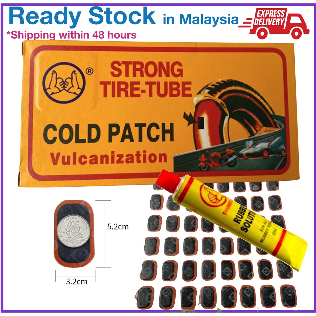 Cold Patch Patches For Tayar Basikal Ban Tambal Sepeda Tiub BicycleTire ...