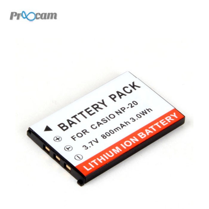 Proocam Casio NP-20 battery for Exilim M1,M2,S100,S3 | Shopee Malaysia