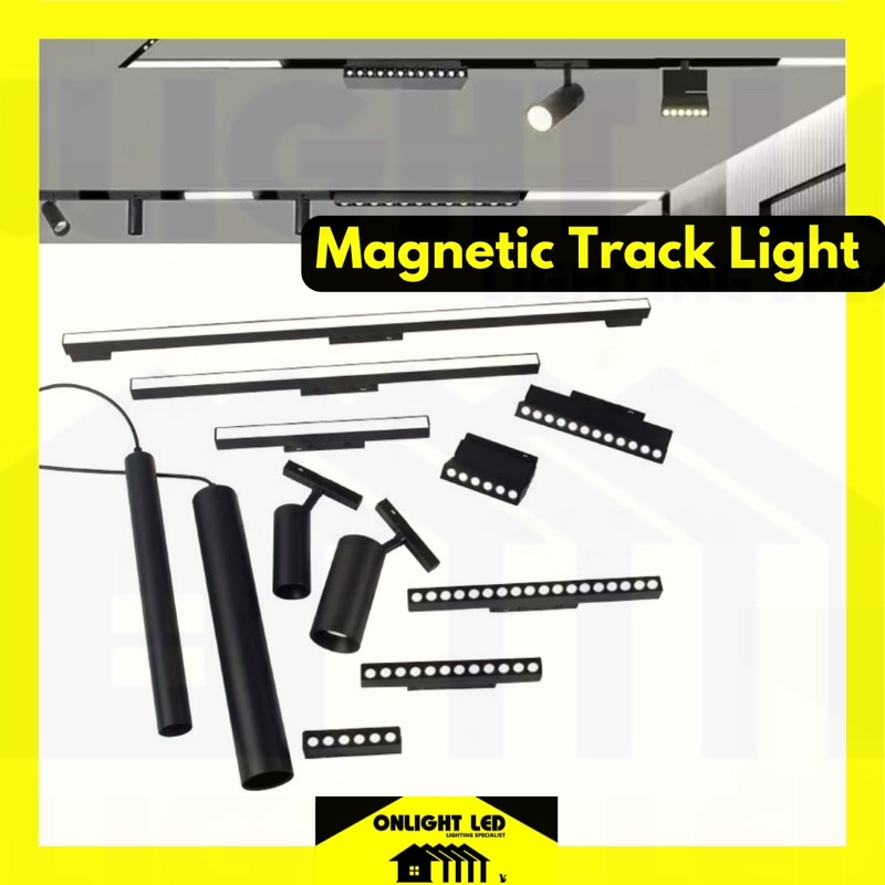 Magnetic Track Light 48V Lampu Magnetic Ceiling Lighting Spot ...