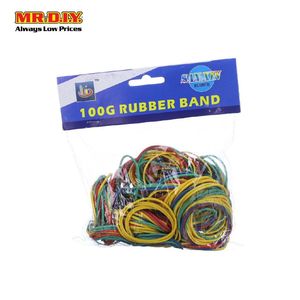 SAN XIN Multi Coloured Rubber Bands ( 100g) | Shopee Malaysia