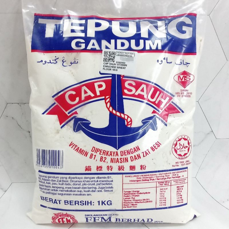 (Ready Stock) Tepung Gandum Cap Sauh 1kg | Shopee Malaysia