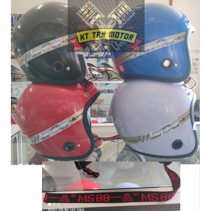Helmet MS88 💯%Original🔥Topi Keleder MS88 | Shopee Malaysia